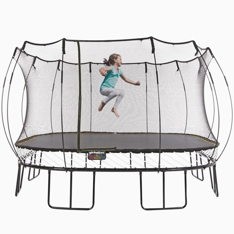 Springfree Jumbo Square Smart Trampoline | Swingset & Toy Warehouse